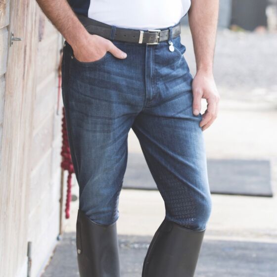 Equetech Mens Denim Breeches - The Comfy Horse Company